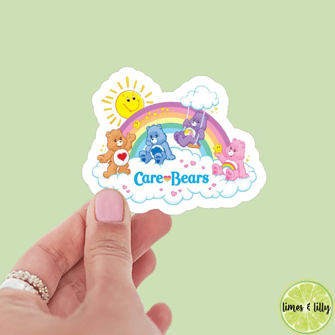 Care Bears Sticker Carebears Sticker Retro Sticker Nostalgia Sticker Cute Sticker Kindle Sticker ...
