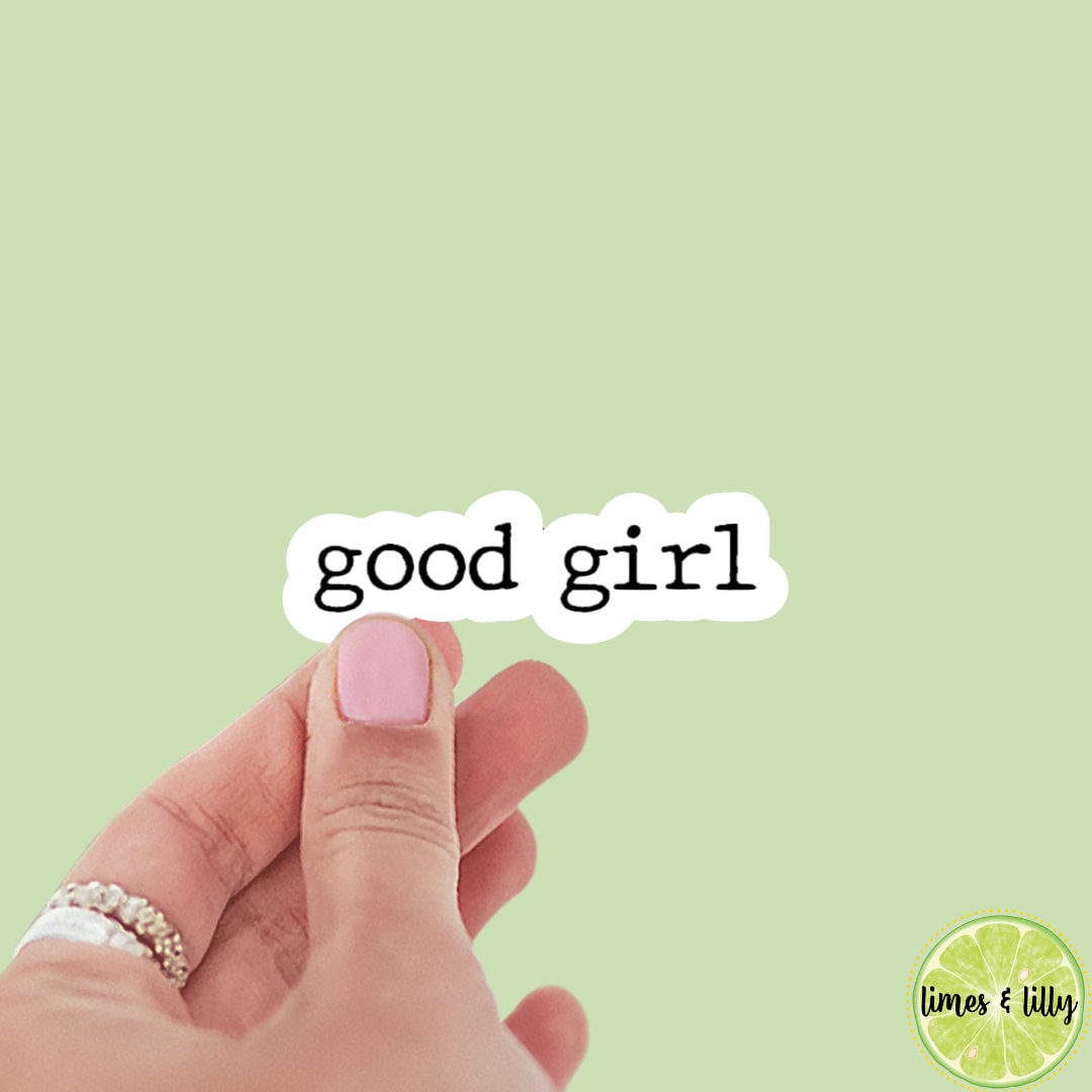 Good Girl Sticker | Typewriter Sticker | Kindle Sticker | Bookish ...