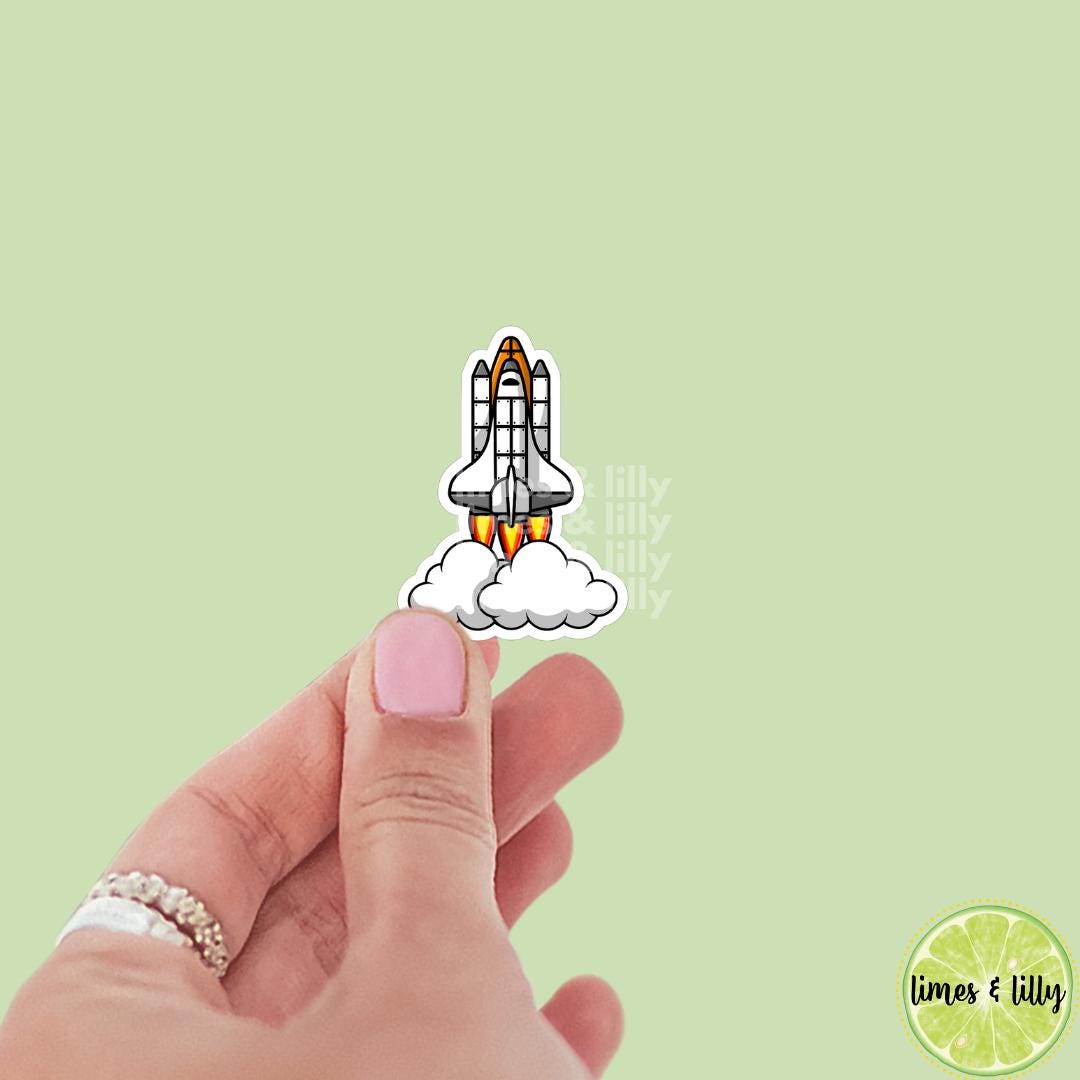 Space Shuttle Launch Vinyl Sticker, Kindle Stickers, Laptop Stickers ...