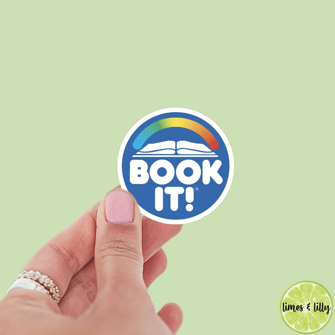 Book It Sticker | Book It Rewards Sticker | Retro Sticker | Nostalgia ...