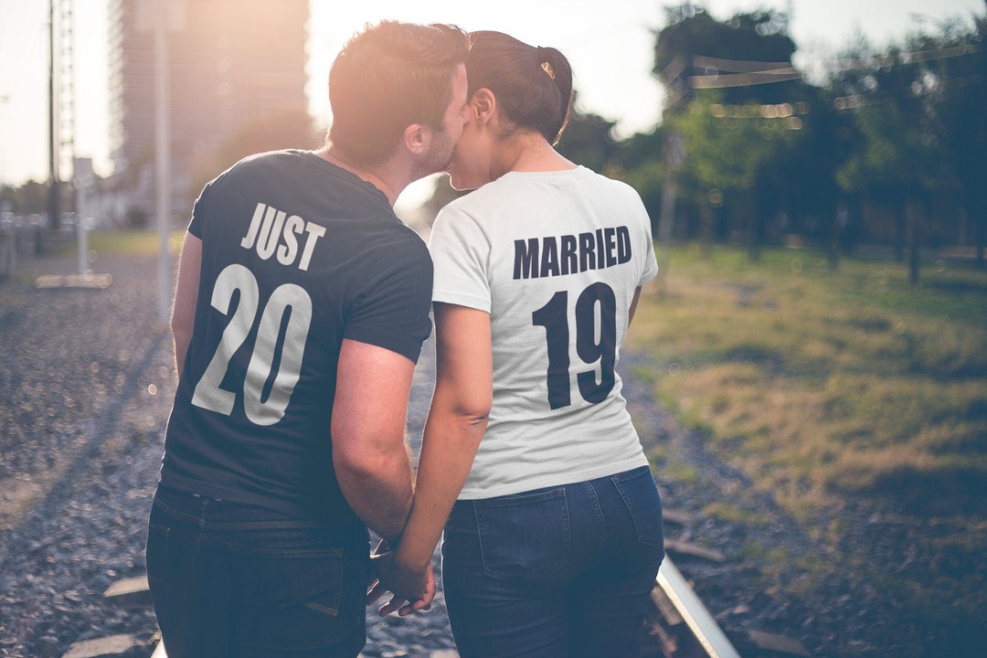 Just Married - Honeymoon Matching Shirt Set - Newlyweds T-shirts ...