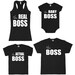 The Boss, the Real Boss, Matching Couple Shirt Set, Unisex, Wife ...