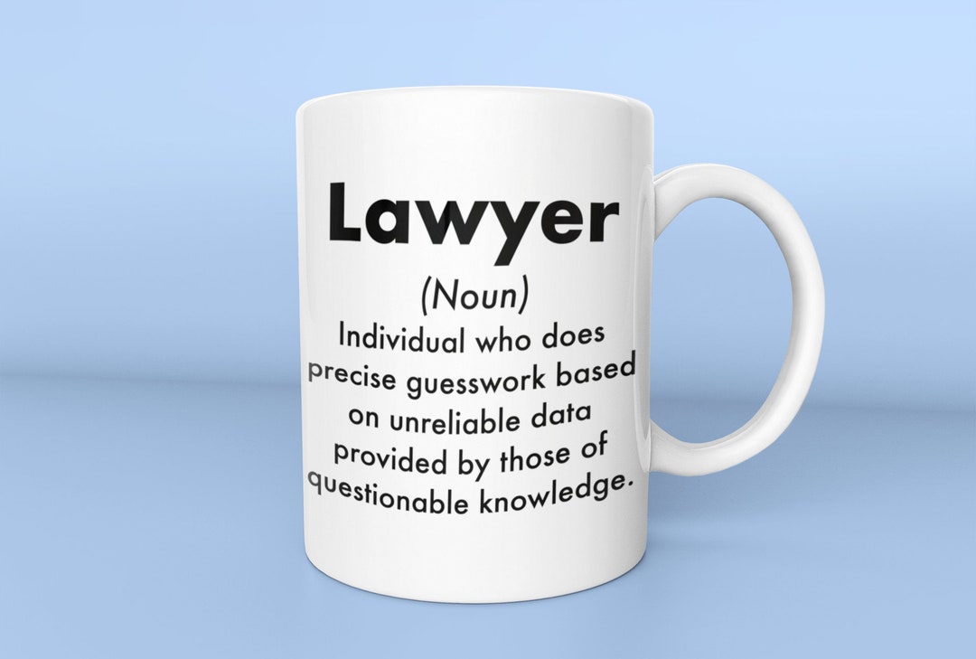 Funny Lawyer Definition Coffee Mug – Legal Professional Gift - Etsy