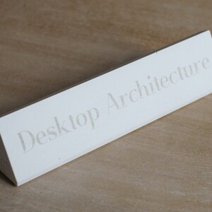 Concrete Name Plate (custom Engraved) for Desk, Office, Business ...