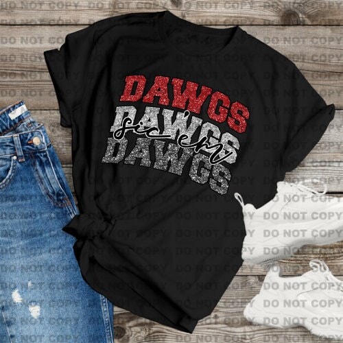 Sic'em Dawgs DTF Transfer - Etsy