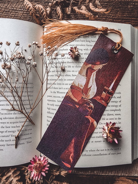 The Smoking Flame // Art Bookmarks // Canvas Bookmark // Book - Etsy