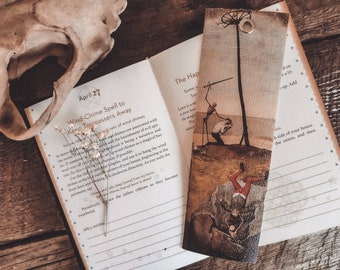 The Gust // Art Bookmarks // Canvas Bookmark // Book Accessories ...