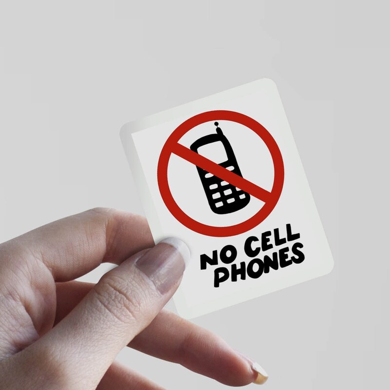 Cell Phone Sign - Etsy