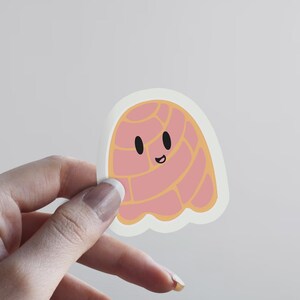 Ghost Concha Sticker, Ghost Sticker, Concha Sticker, Pan Dulce Sticker ...