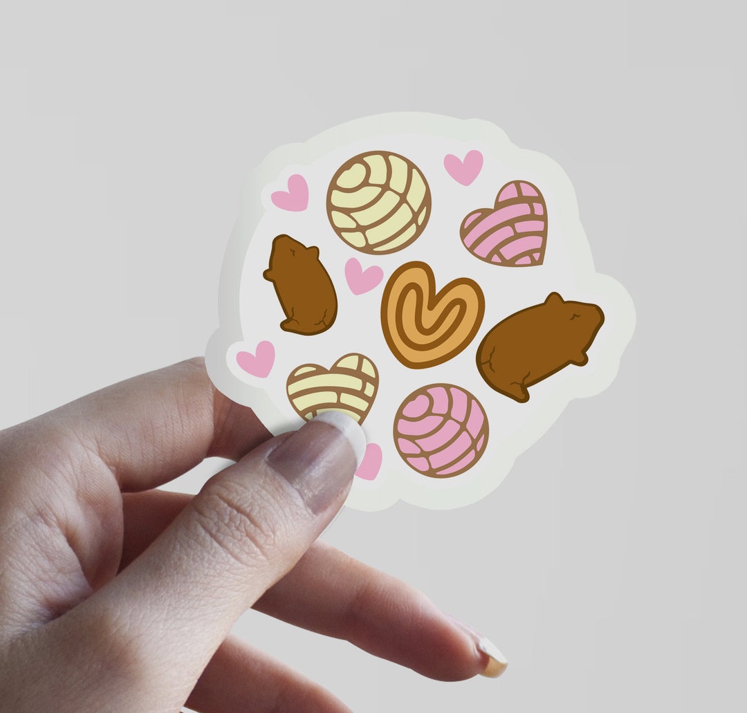 CLEAR Pan Dulce Sticker, Sweet Bread Sticker, Pan Dulce Clear Sticker ...