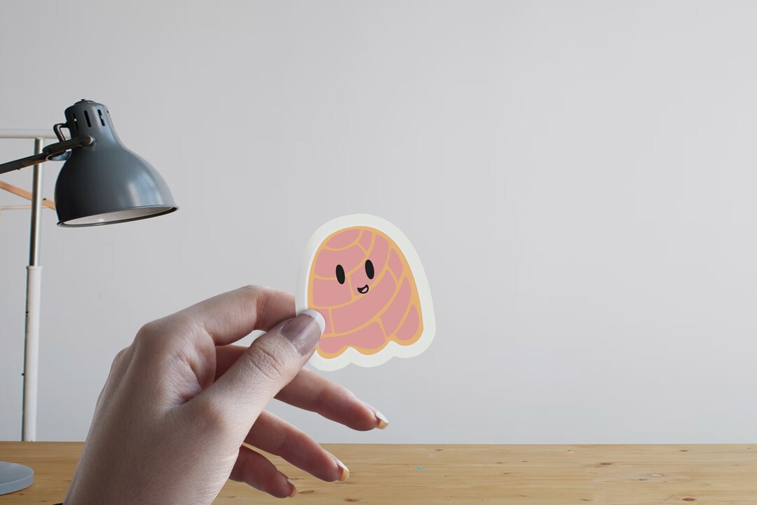 Ghost Concha Sticker, Ghost Sticker, Concha Sticker, Pan Dulce Sticker ...