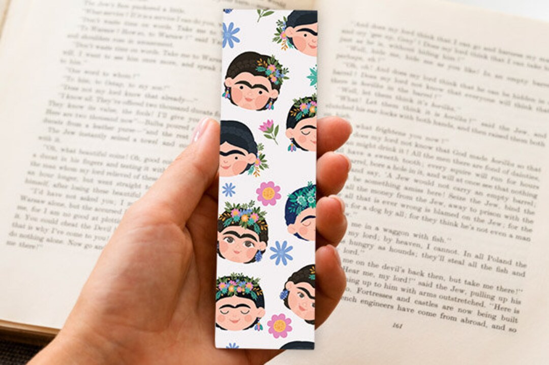 Frida Bookmark, Frida Kahlo Bookmark, Book Lover Gift, Gift for Book ...
