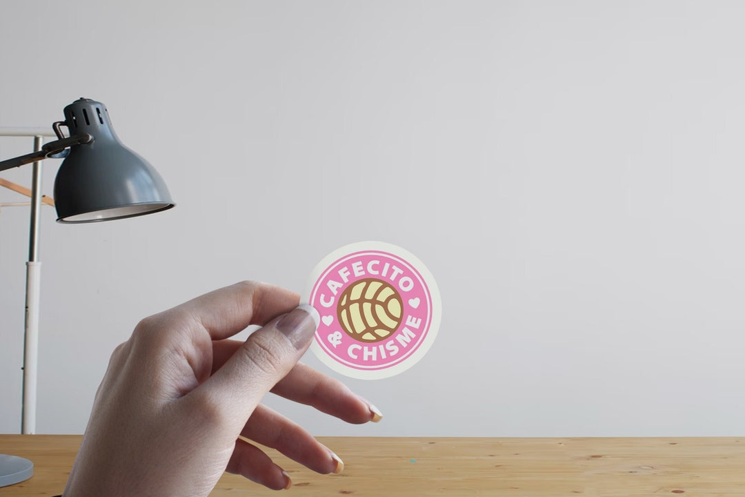 Cafecito Y Chisme Sticker, Chisme Sticker, Cafecito Sticker, Pan Dulce ...