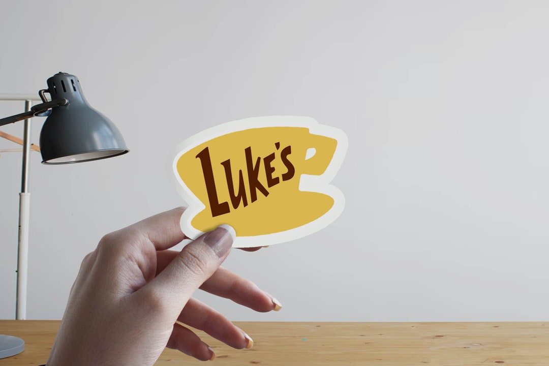 Lukes Diner Sticker, Luke's Diner, Sign Vinyl Sticker, Car Decal, Water ...