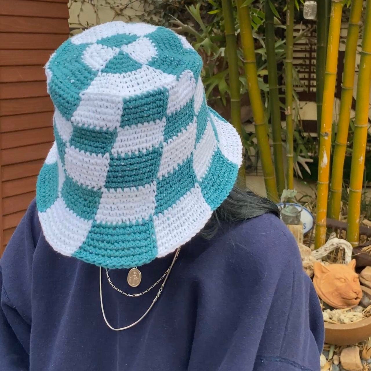 Crochet Checker Bucket Hat Pattern - Etsy