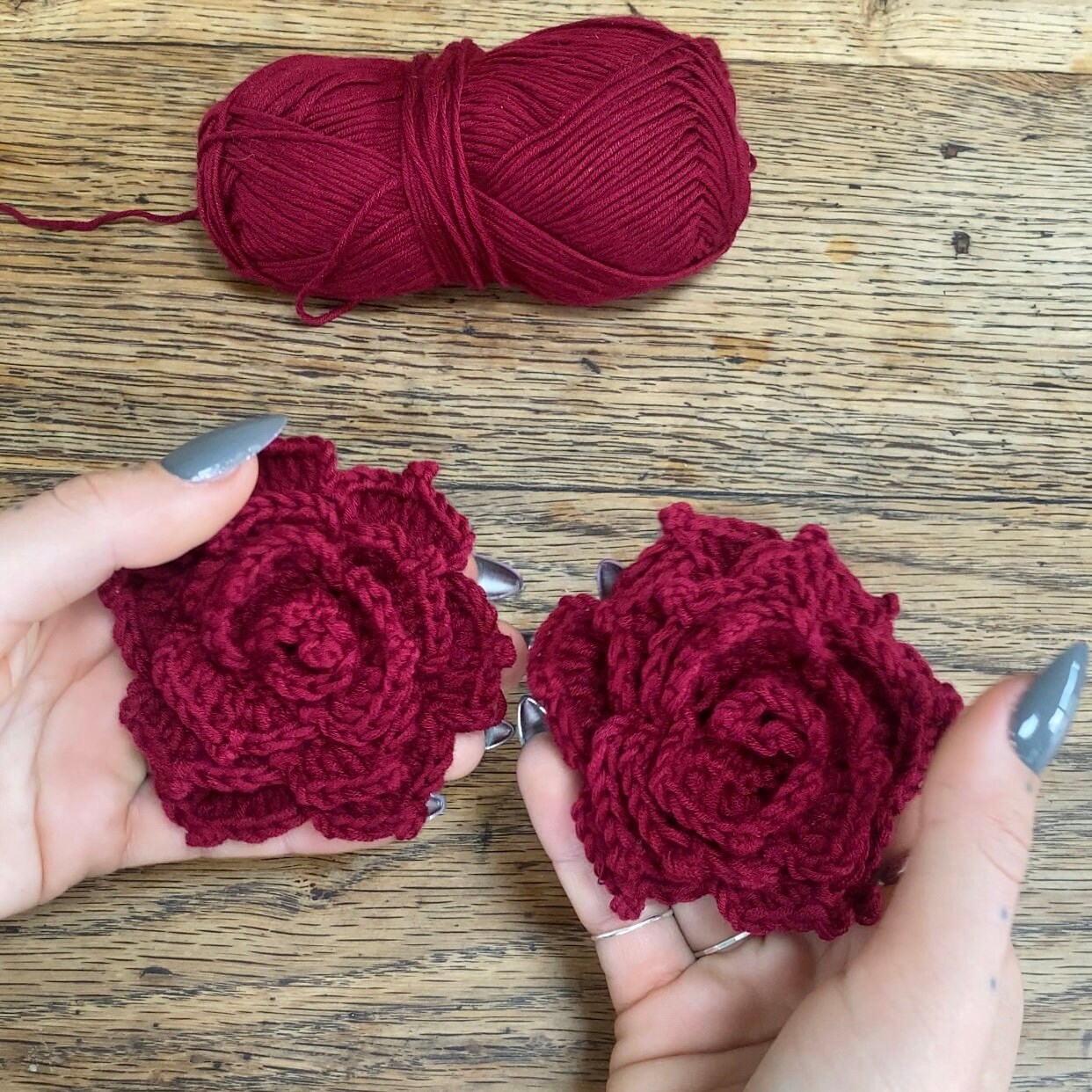 Romantic Rose Applique Crochet Pattern - Etsy