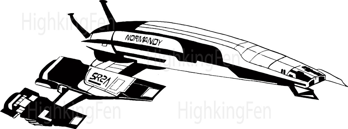 Normandy Mass Effect SVG - Etsy