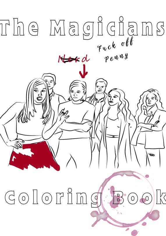 The Magicians Coloring Book 21 Pages - Etsy