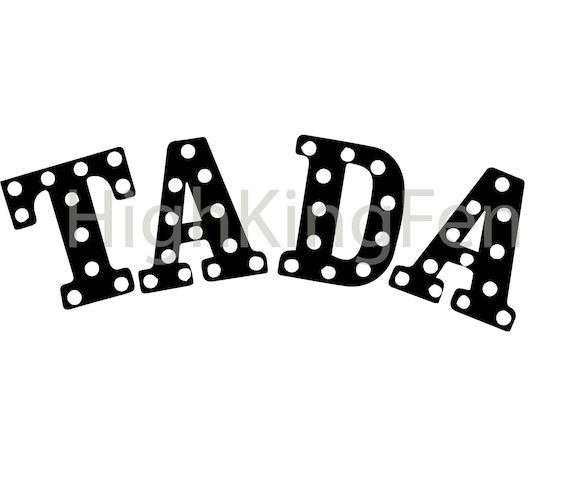 TADA SVG | Etsy