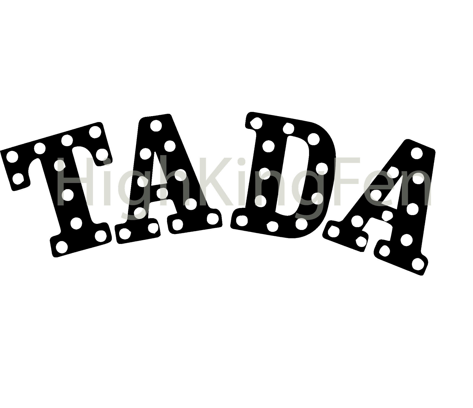 TADA SVG - Etsy