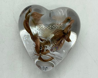 Robert Held Art Glass Heart - Etsy