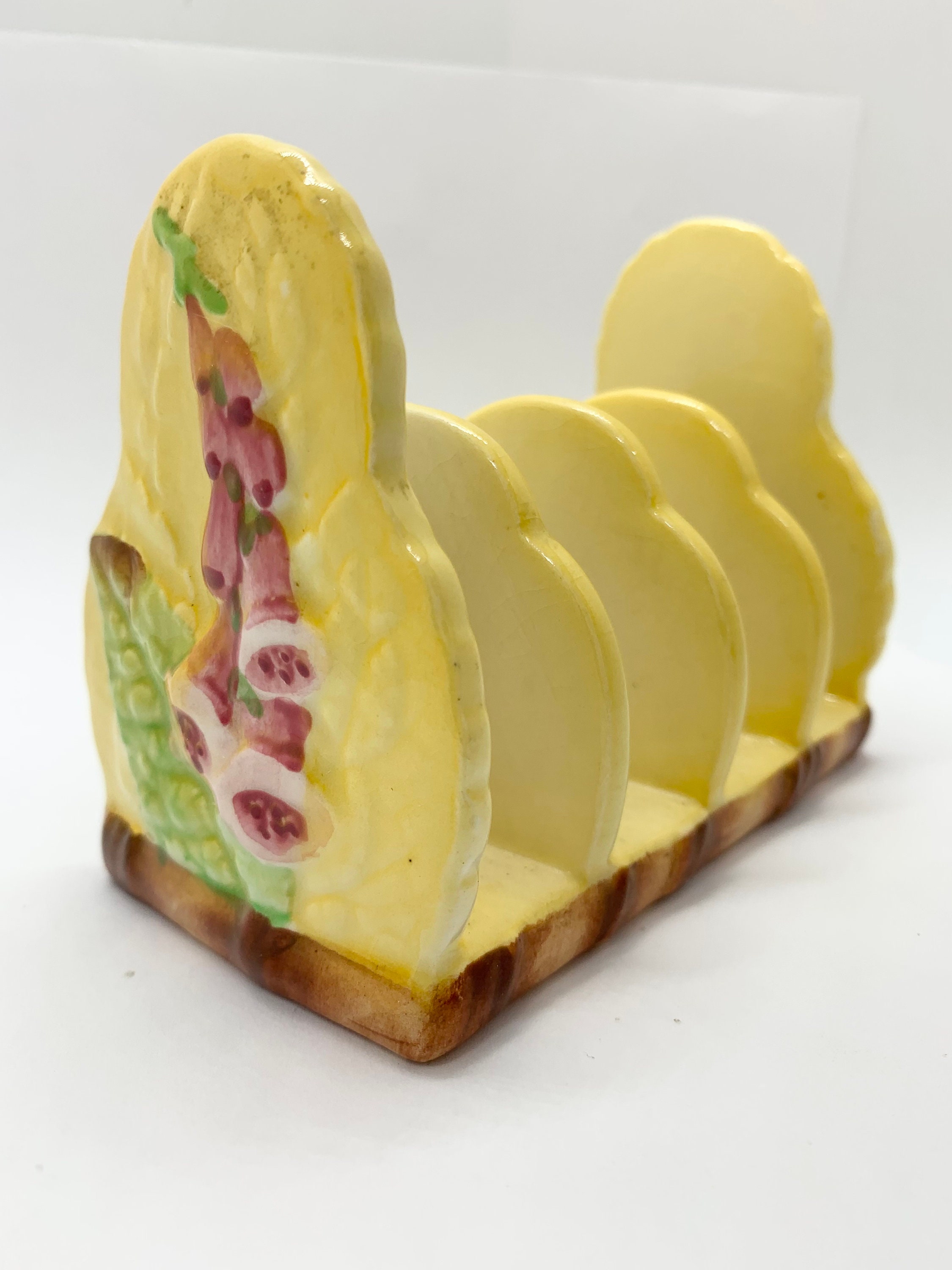 Carlton Ware Toast Holder Four Slice Toast Holder Foxglove - Etsy