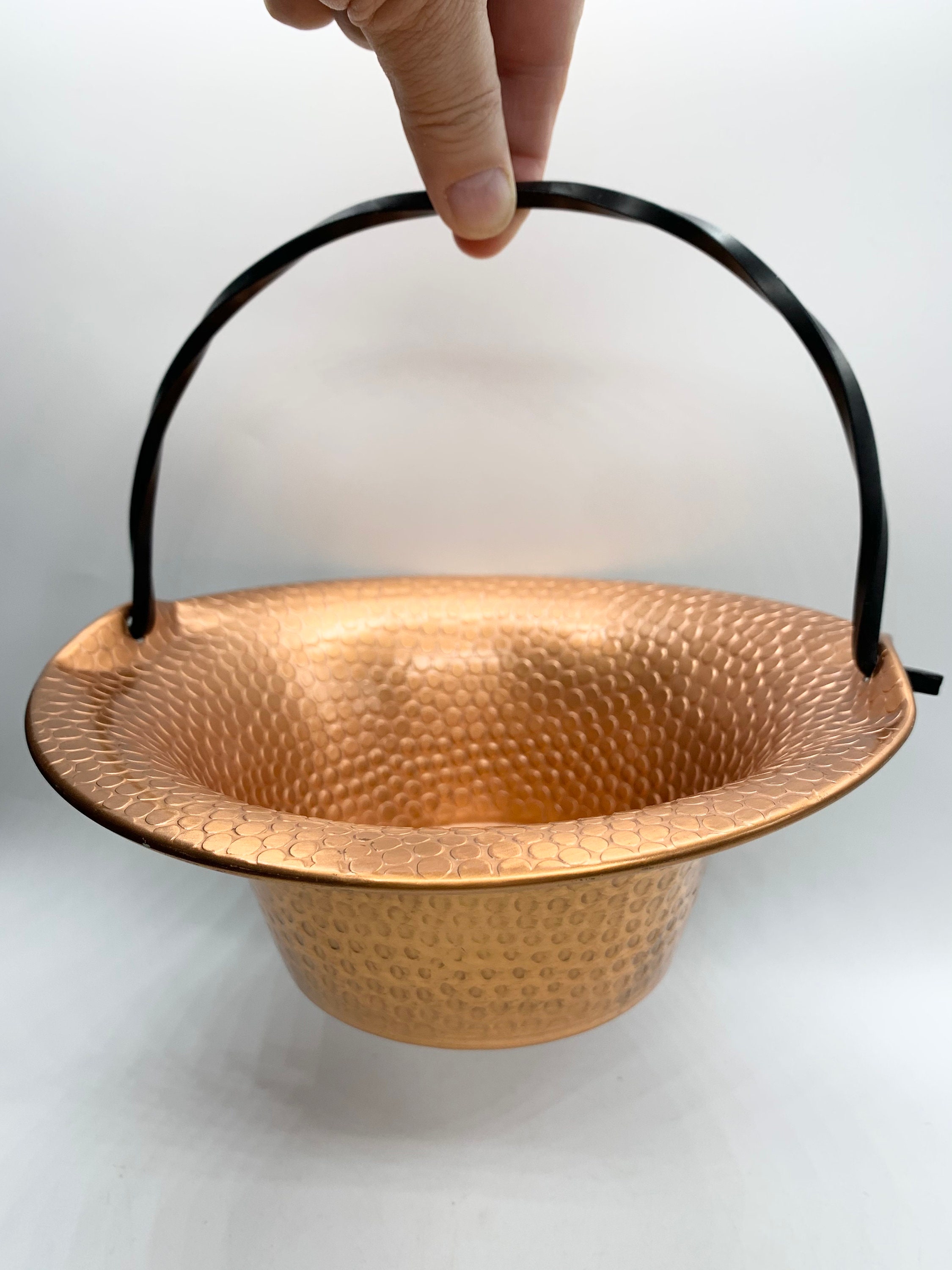 Copper Basket Coppercraft Made in USA | Etsy