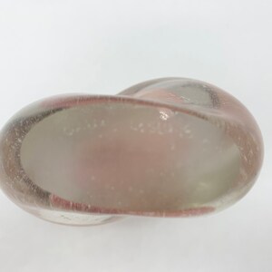 Signed David Lewin Art Glass Perfume Bottle - Controlled Bubble Perfume ...