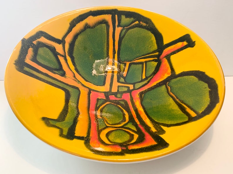 Large 13 1/2” Poole Bowl #58 - Delphis Series - Carol Cutler Signature ...