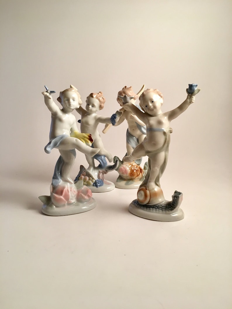 Metzler and Ortloff - Four Seasons Children Dancing / Angels / Cherubs ...