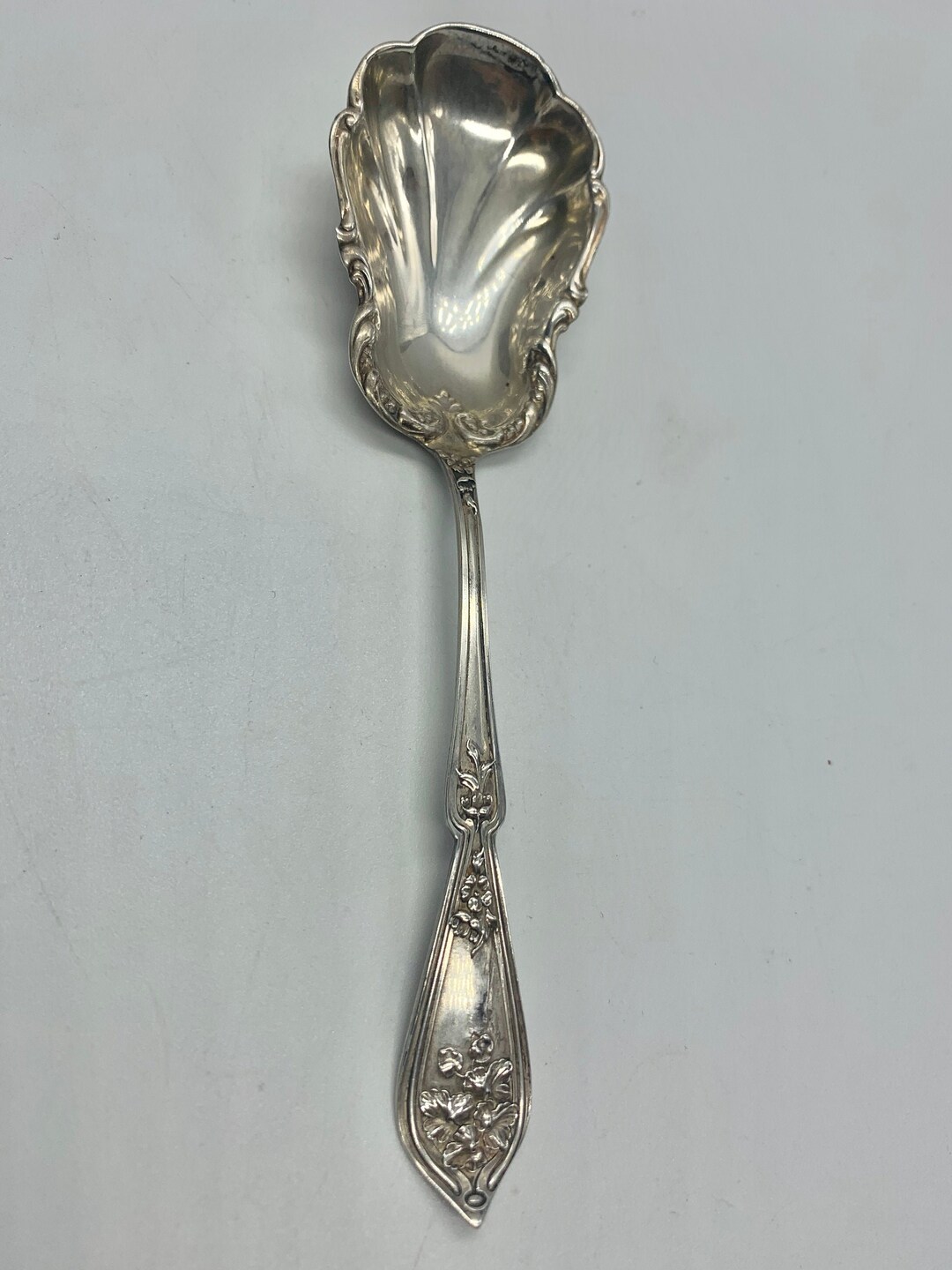 Sterling Silver Scalloped Sugar Shell Spoon French - Etsy