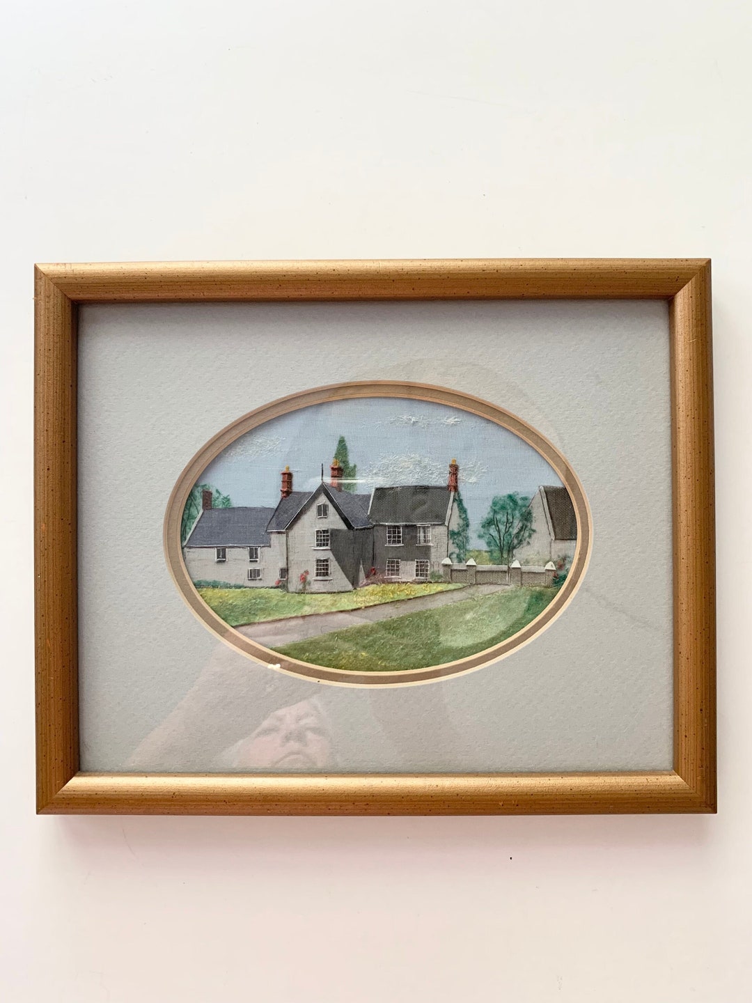 Graham Bradley - Manor House - Buckinghamshire, England - Framed Fabric ...
