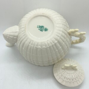 Irish Belleek - Limpet Shell / Sea Shell / New Shell Tea Ware - Tea Pot ...