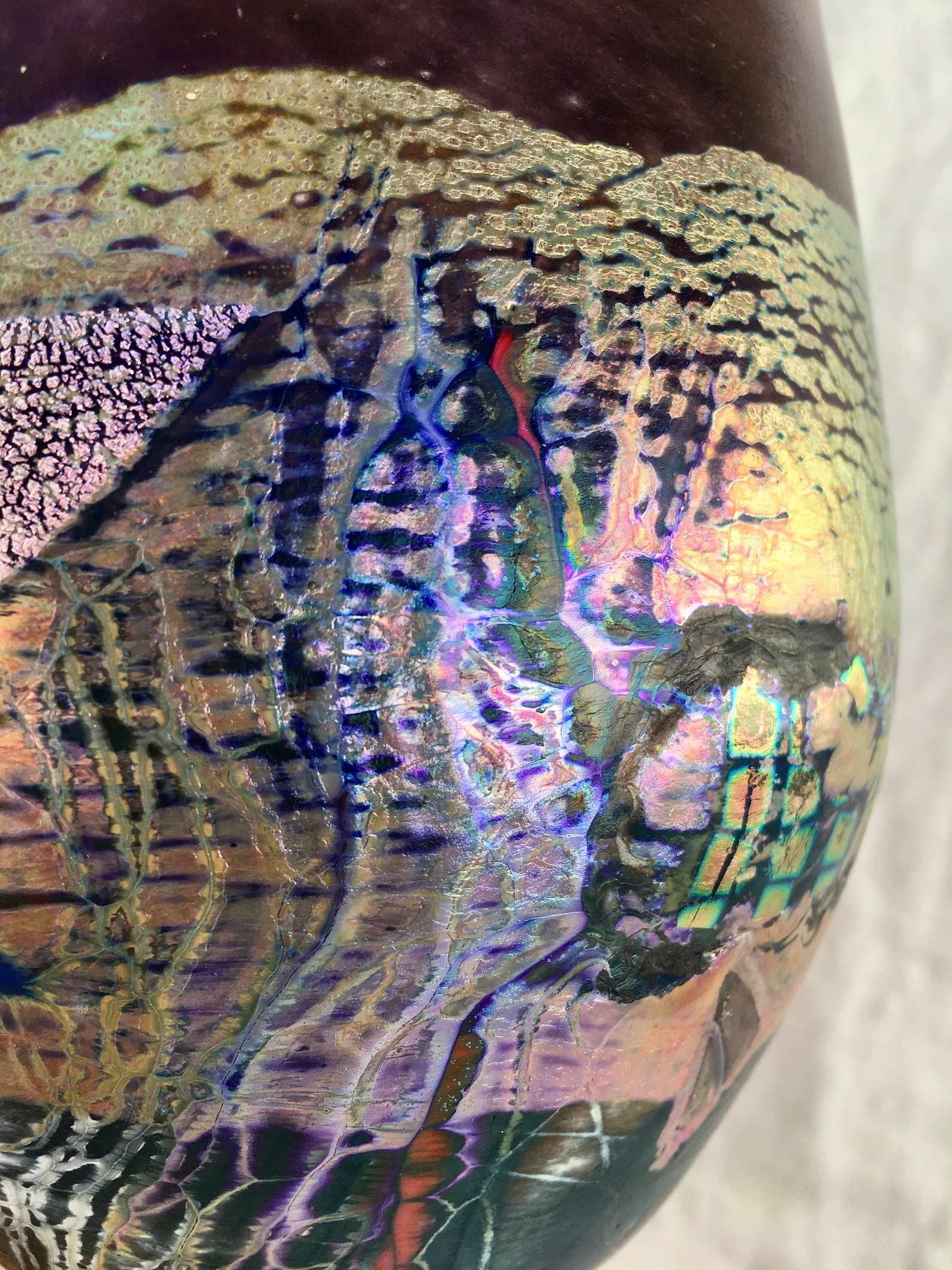 Robert Held Art Glass Vase or Bowl SHOWSTOPPER One of a - Etsy Canada