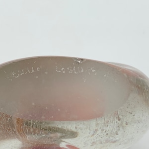 Signed David Lewin Art Glass Perfume Bottle - Controlled Bubble Perfume ...