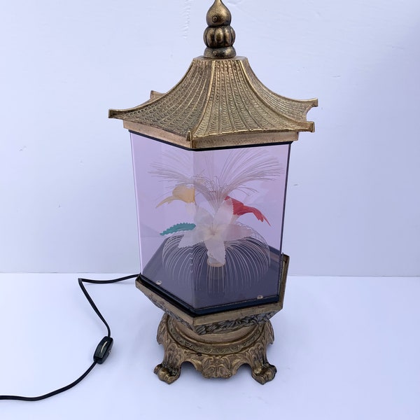 Vintage Rotating Lamp - Etsy