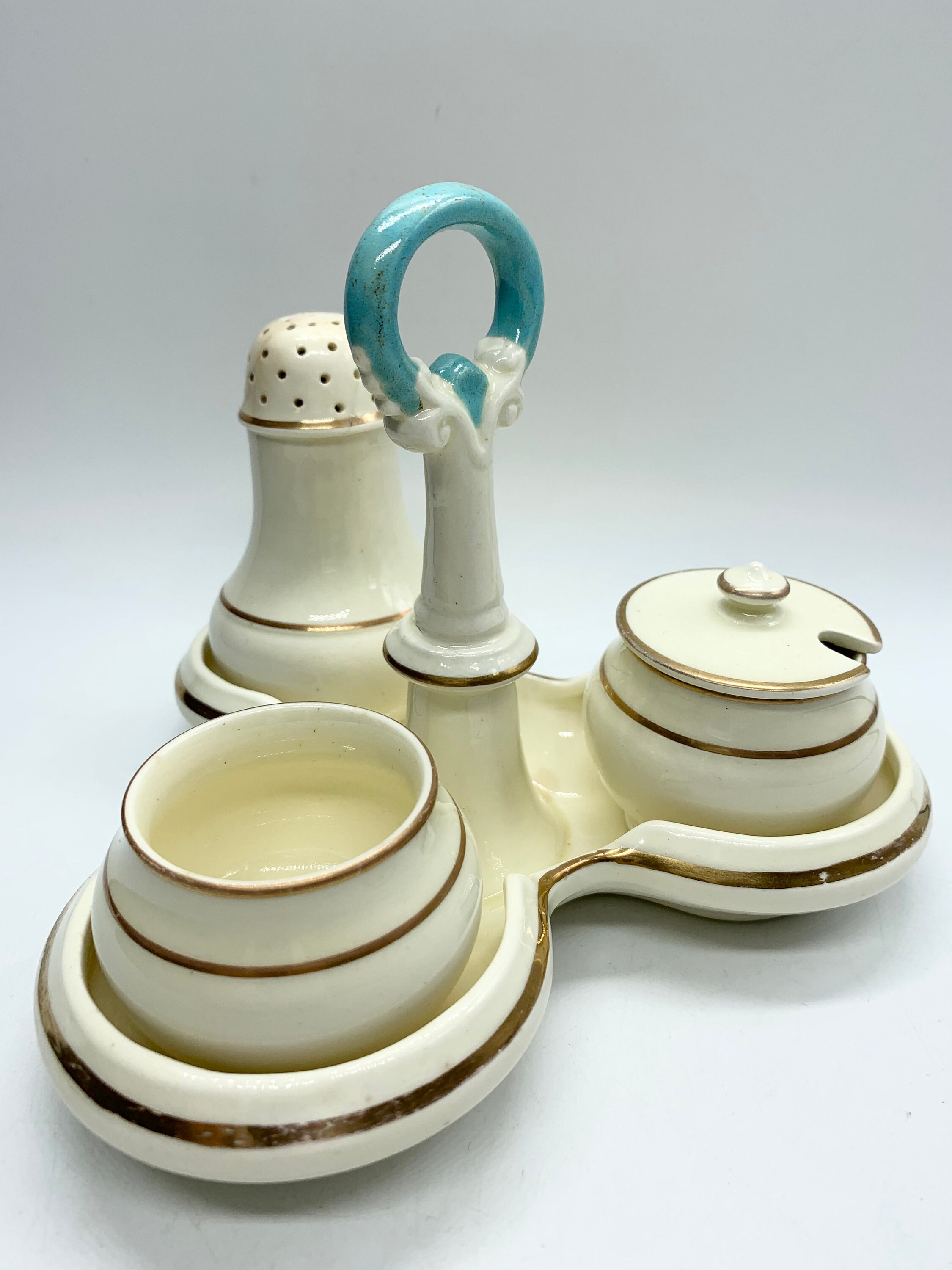 PB&S Antique Condiment Set Oriental Ivory Powell Bishop - Etsy UK