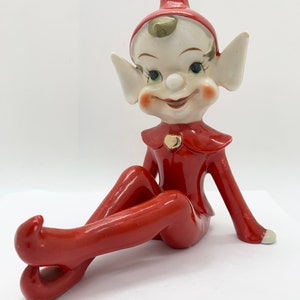 Large Pixie / Elf / Gnome - Made in Japan - Christmas Elf - Etsy