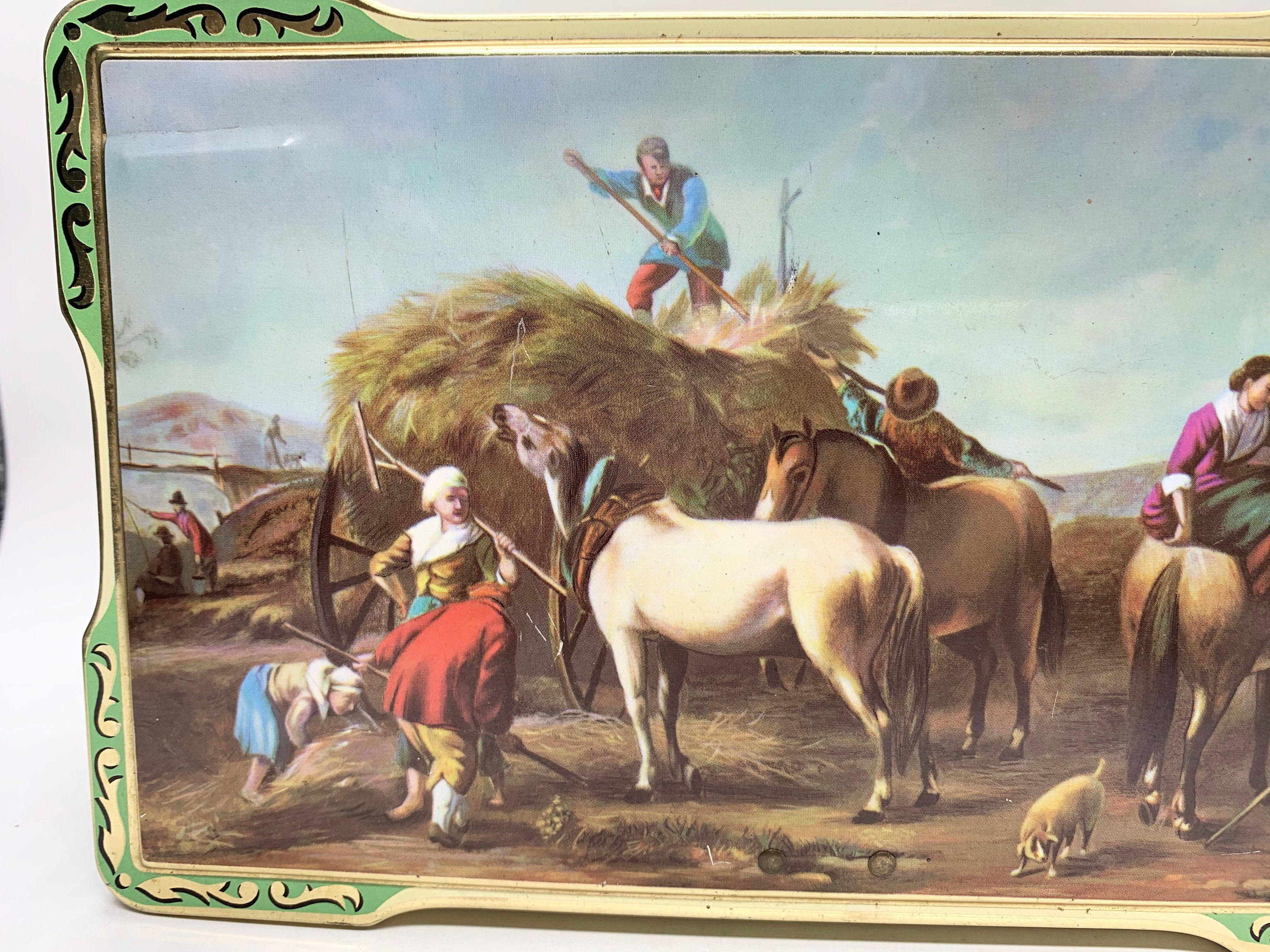 Antique Locking Biscuit / Cookie Tin NO Key - Etsy.de