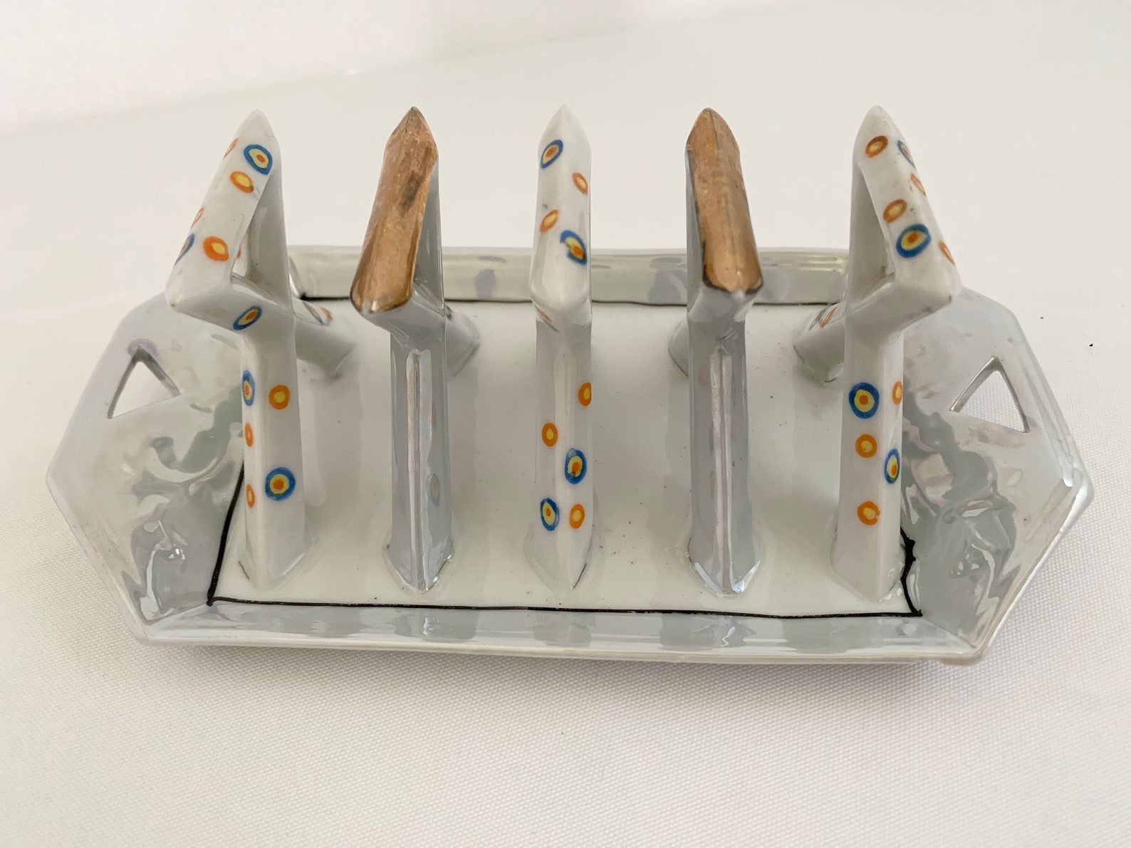 Toast Holder 4 Slice Toast Rack Art Deco Style - Etsy