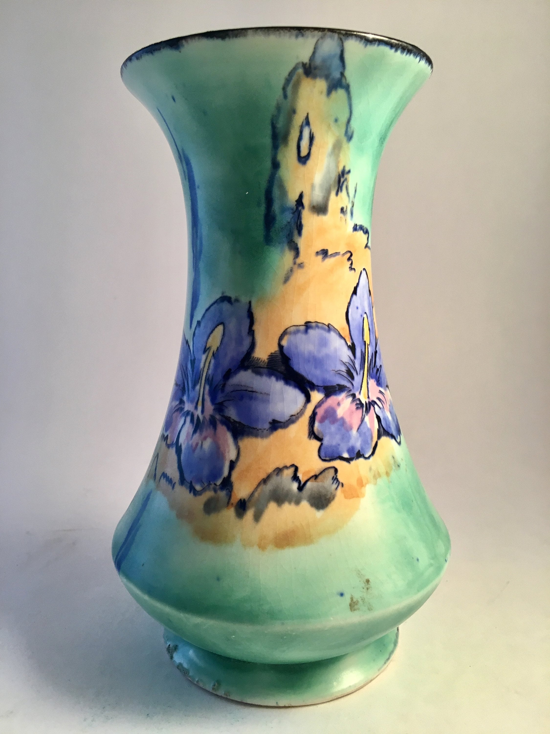 H&K Tunstall Vase - Glendale Pattern - Made in England - Circa 1930s - Etsy
