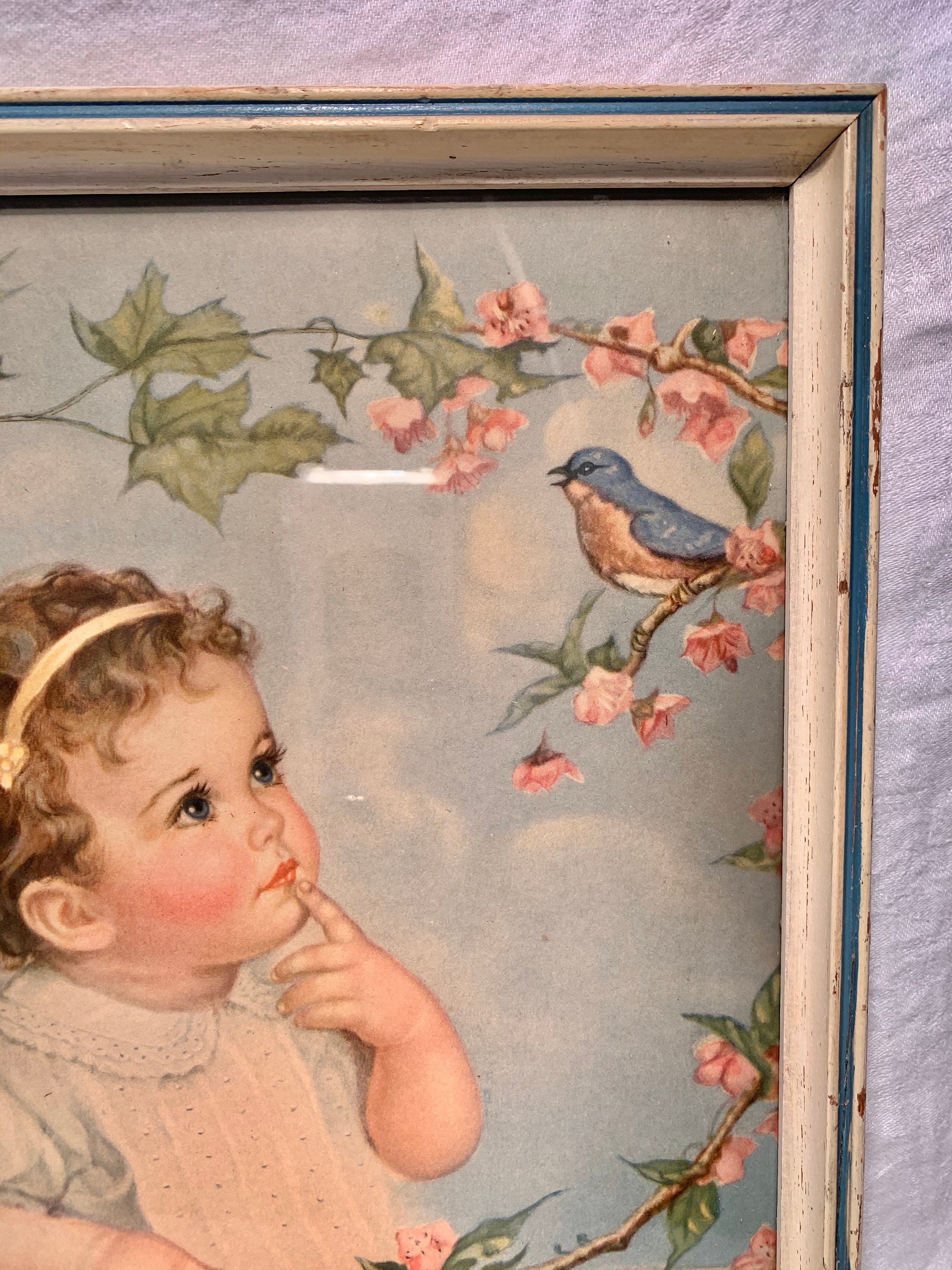 Charlotte Becker - the Bluebird - Framed Lithograph - Morris and ...