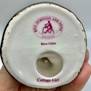 RARE - Cottage Girl - Reg Johnson and Sons - Figurine - Etsy Canada