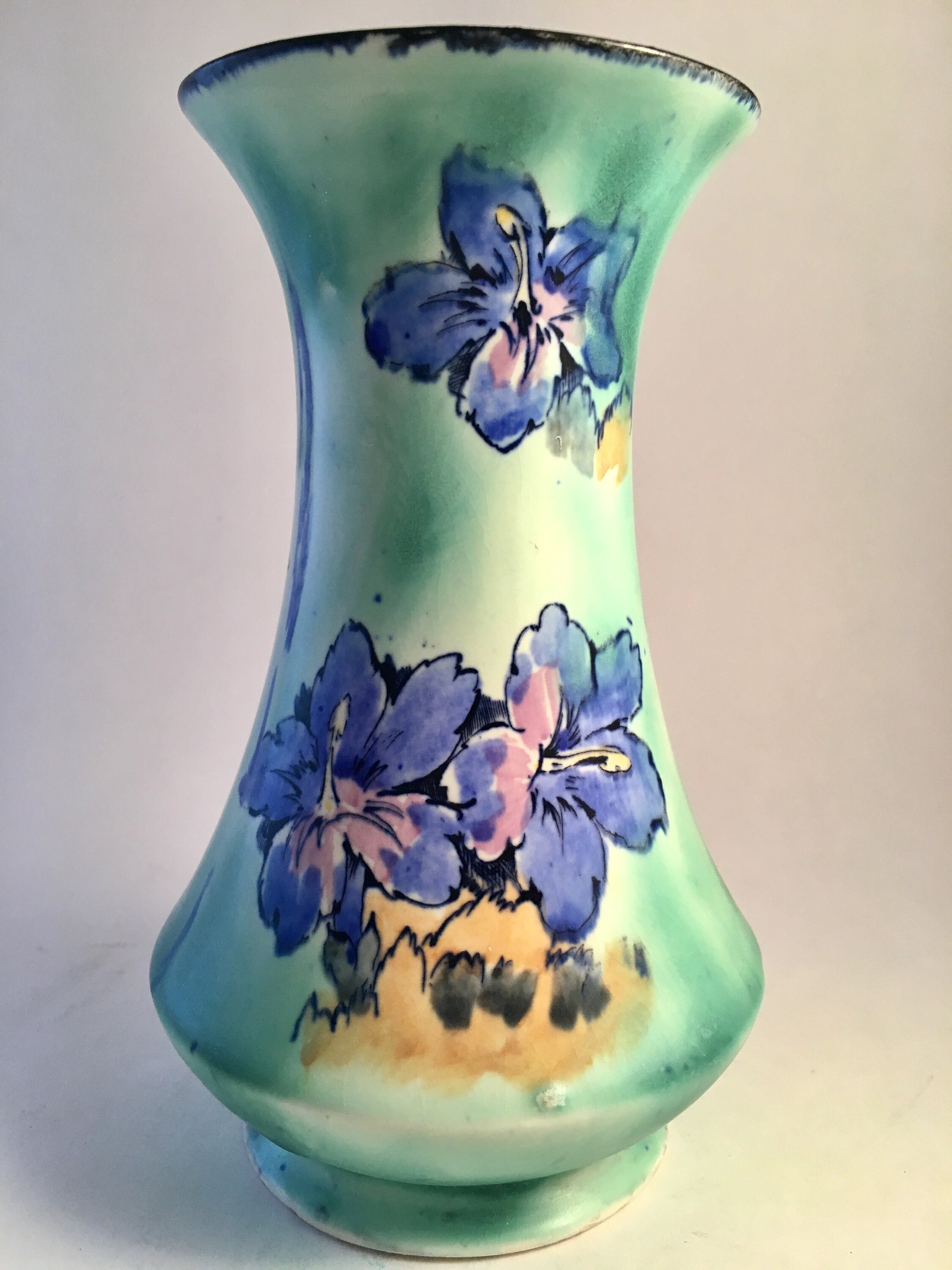 H&K Tunstall Vase - Glendale Pattern - Made in England - Circa 1930s - Etsy