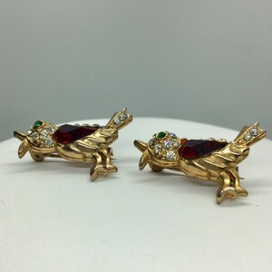 Red Bird Lapel Pins Matching Brooches Christmas Cardinals - Etsy