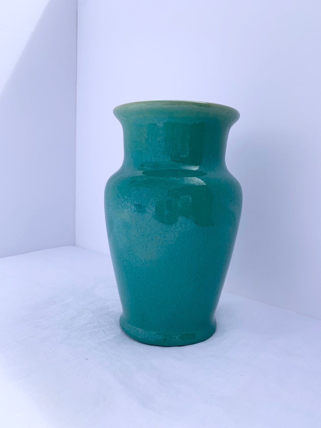 Medalta Potteries - Green Vase - Betty - Medicine Hat, Alberta - Etsy