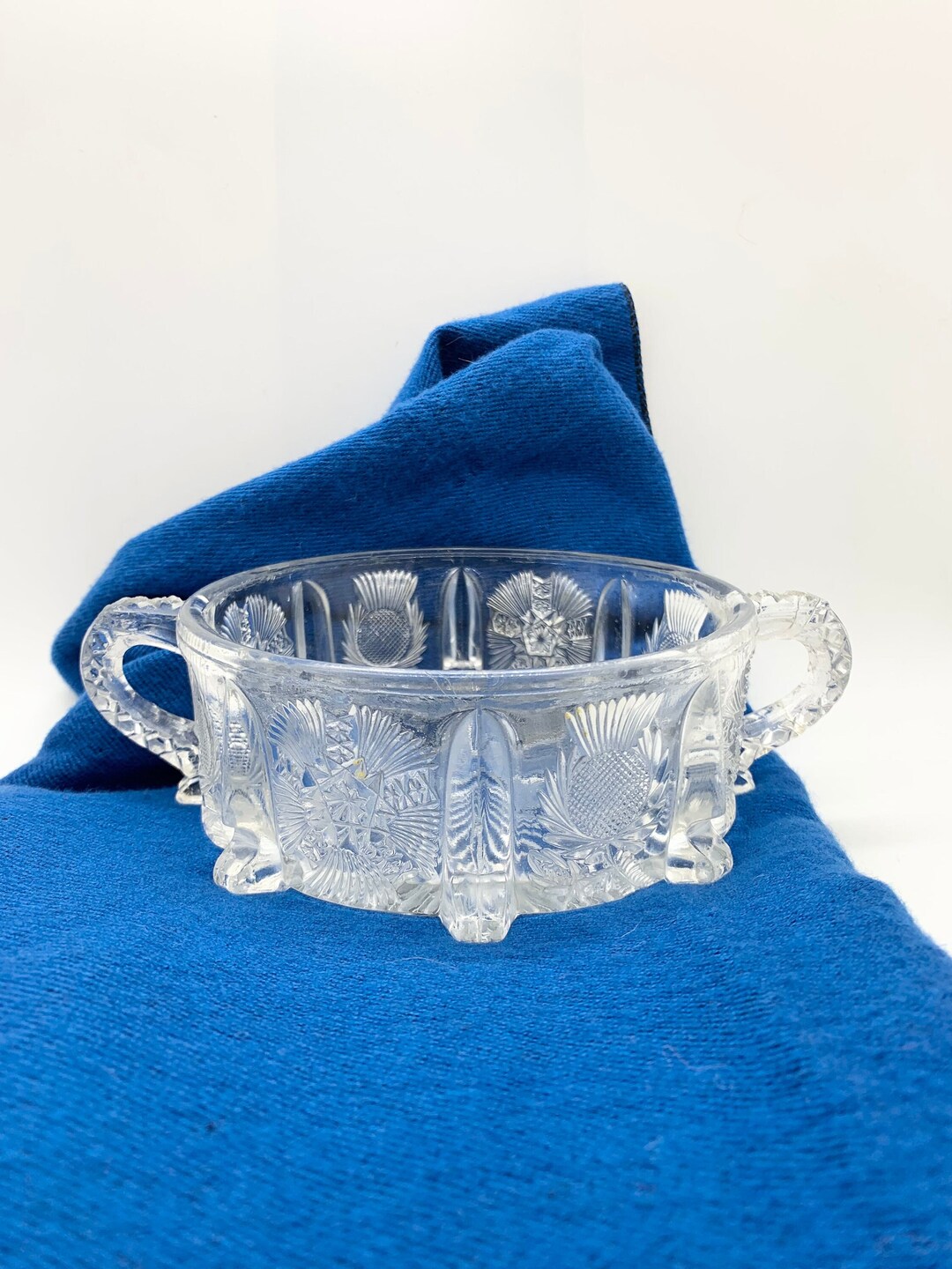 Circa 1915 - EAPG - Delta Pattern Aka Panelled Thistle Pattern - Two ...