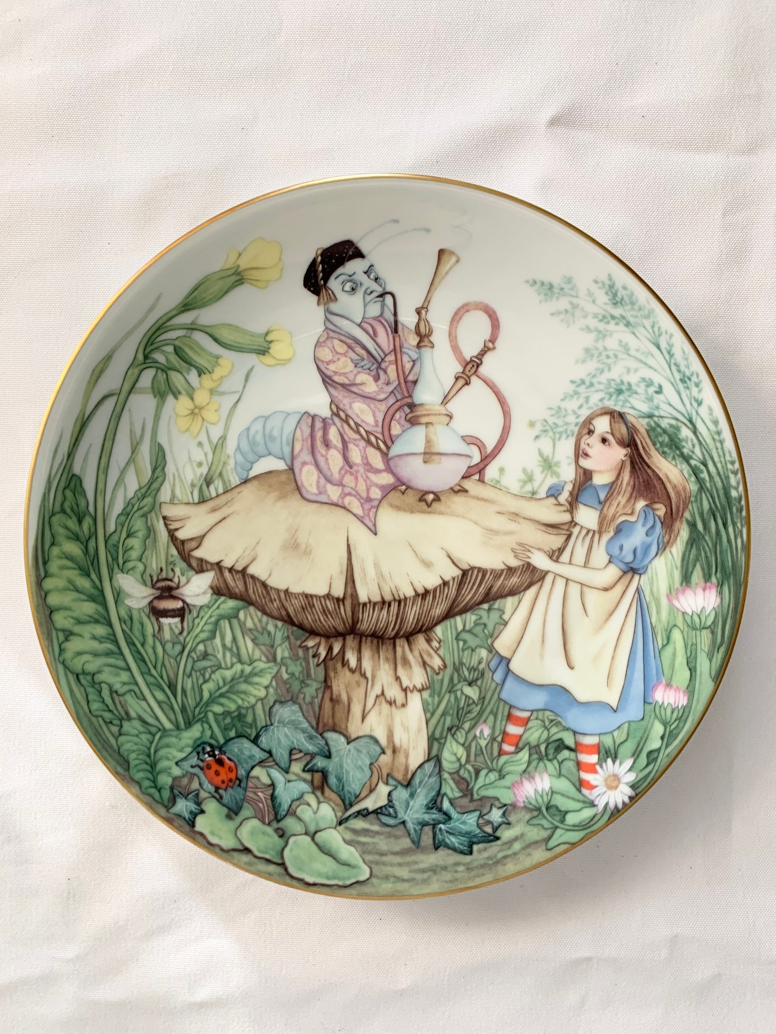 Sandy Nightingale Alice in Wonderland Plates George Boyer - Etsy