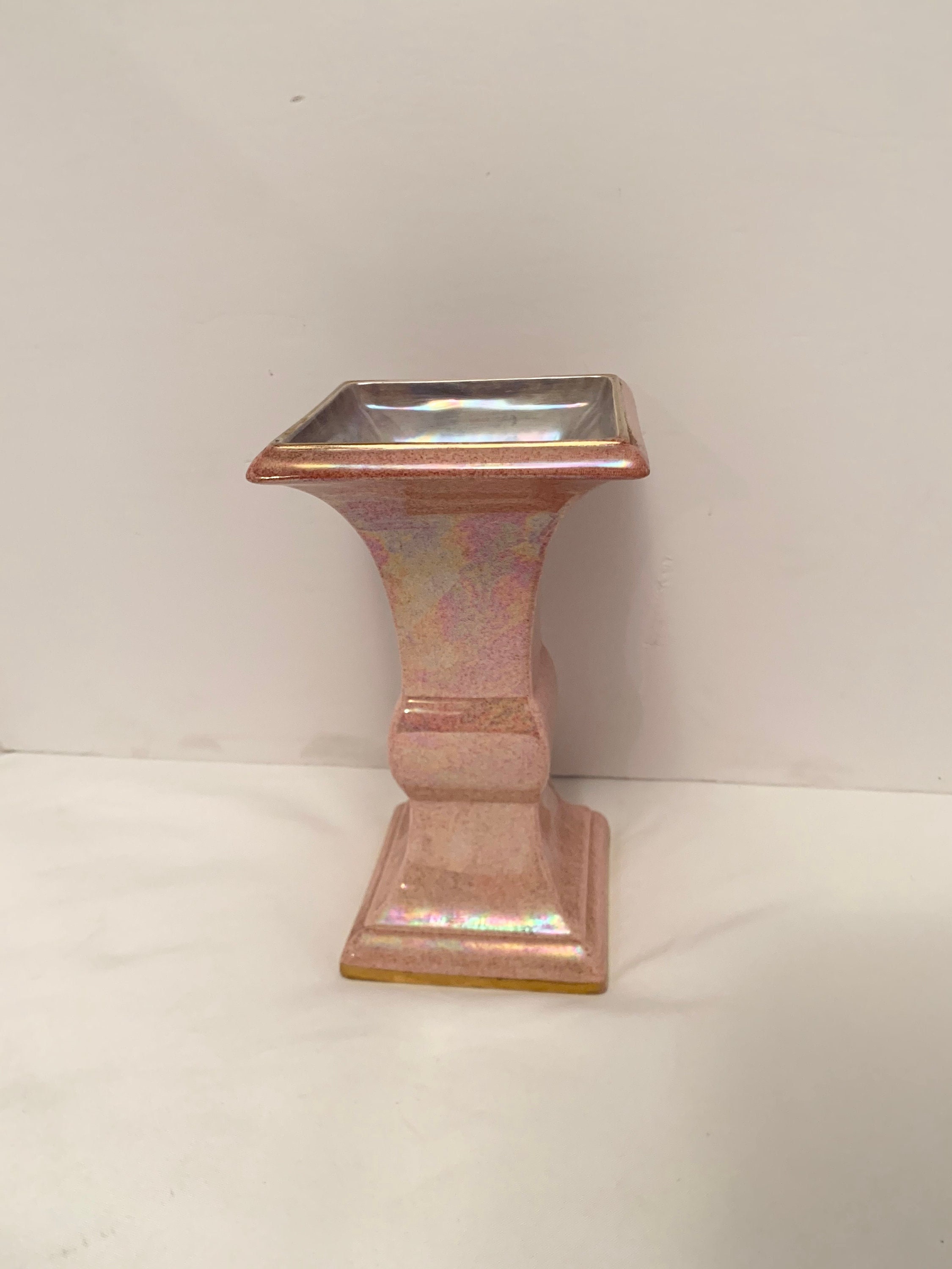 Crown Ducal Ware Pink Lustreware Vase Art Deco Vase - Etsy