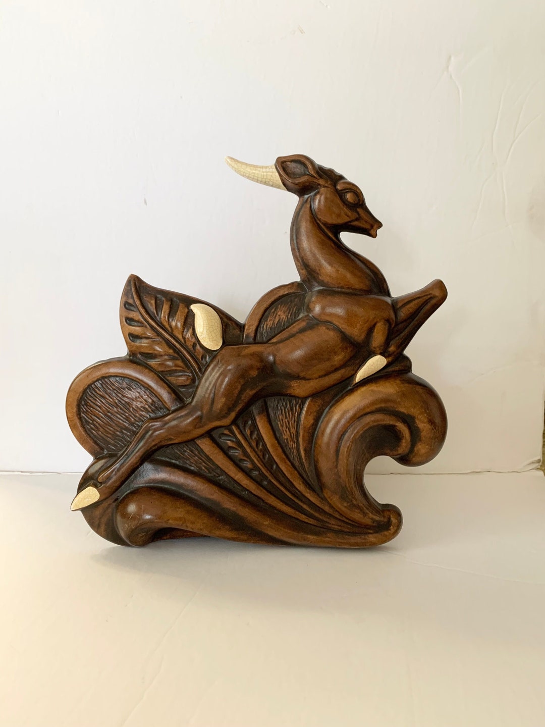 TV Lamp / Planter - Table Lamp - Deer / Gazelle / Antelope / Unicorn ...